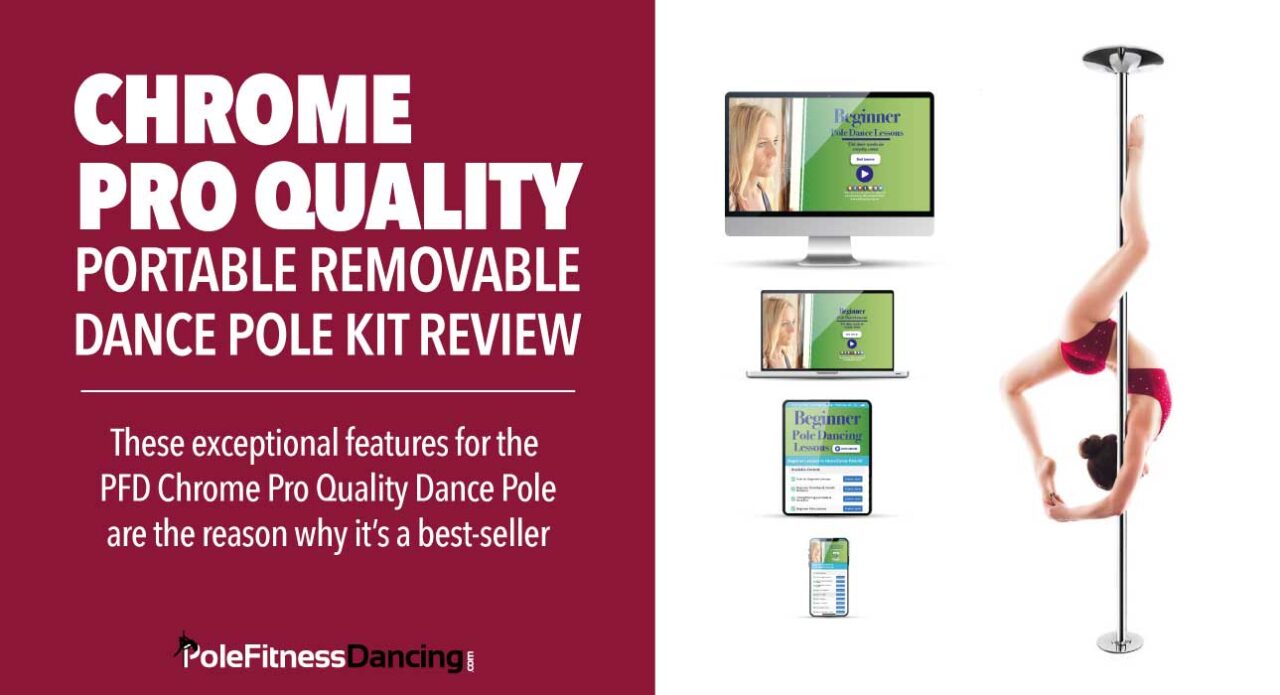 Chrome Pro Quality Portable Removable Dance Pole Kit Review | Pole ...